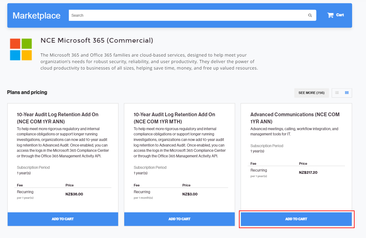 Order Process as an End-Customer